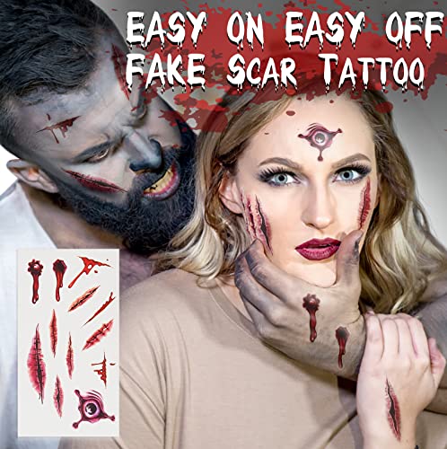 Halloween Fake Blood Spray 1oz, Realistic Safe Washable Fake Blood for Clothes Halloween Blood Makeup Zombie Vampire Bloody Face Blood for Halloween (1oz/30ml)