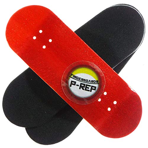 P-REP Red - Solid Performance Complete Wooden Fingerboard (Chromite, 32mm x 97mm)