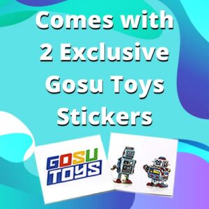 Rick and Morty Toxic Rick Energy Drink (2 Pack) with 2 Gosu Toys Stickers