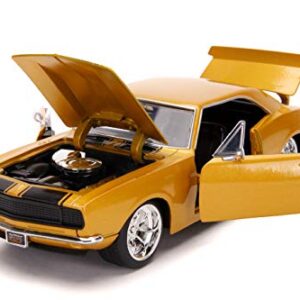 Jada Toys Bigtime Muscle 1:24 1967 Chevy Camaro Die-cast Car, Toys for Kids and Adults