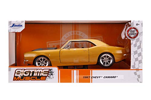 Jada Toys Bigtime Muscle 1:24 1967 Chevy Camaro Die-cast Car, Toys for Kids and Adults