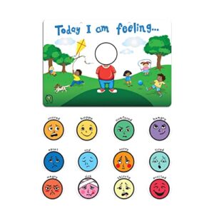 Today I am Feeling Chart Feelings and Emotion Magnetic Chart Communication aid for Speech Delay Non Verbal Children with Autism, Special Needs ADHD