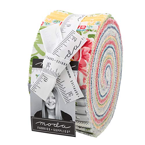 It's Elementary Moda Jelly Roll by American Jane, 40 2.5-inch x 44-inch Precut Fabric Strips