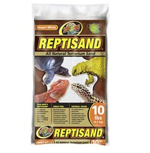 zoo med (3 pack) repti sand desert white all natural 10 lbs