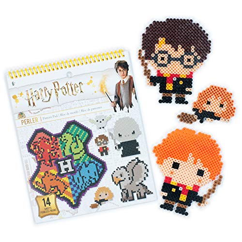 Perler 80-54345 Harry Potter Fuse Bead Kit for Kids and Adults, Comes with 19 Patterns, Multicolor, 4503pcs & Beads Harry Potter Instruction Pad, 53 Patterns, Multicolor