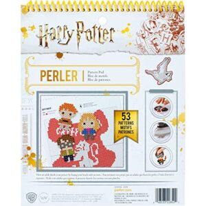 Perler 80-54345 Harry Potter Fuse Bead Kit for Kids and Adults, Comes with 19 Patterns, Multicolor, 4503pcs & Beads Harry Potter Instruction Pad, 53 Patterns, Multicolor