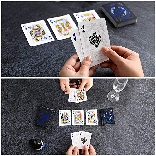 Luxury Set Playing Cards, Premium, Unique Decks, Poker, Games, Custom, Adults, Casino, Standard 3 Decks for Any Occasion Premium Wood Box Included