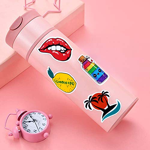 VSCO Stickers for Water Bottles, 100 Pack Laptop Stickers Aesthetic Trendy Waterproof Vinyl Stickers for Skateboard Bike Cute Stickers for Girls Teens