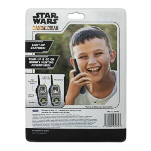 eKids Star Wars Walkie Talkies for Kids Featuring The Child, Indoor and Outdoor Toys Inspired by The Mandalorian and Designed for Fans of Star Wars Toys