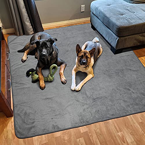 Dog Pee Pad Washable-Extra Large 72x72/65x48 Instant Absorb Training Pads Non-Slip Pet Playpen Mat Waterproof Reusable Floor Mat for Puppy/Senior Dog Whelping Incontinence Housebreaking