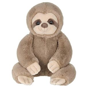 bearington sammy plush sloth stuffed animal, 15 inches