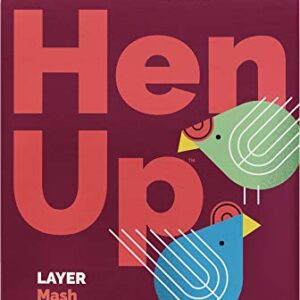 Hen Up Organic | Layer Mash - Non-GMO Chicken Food | 25 Pound (25 lb.) Bag