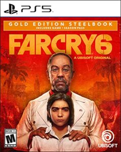 far cry 6 playstation 5 gold steelbook edition