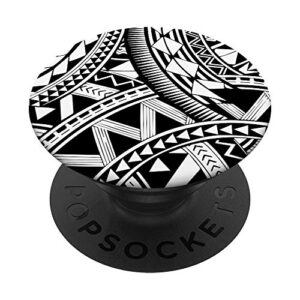 cute polynesian tattoo hawaiian tribal samoan - gift popsockets popgrip: swappable grip for phones & tablets