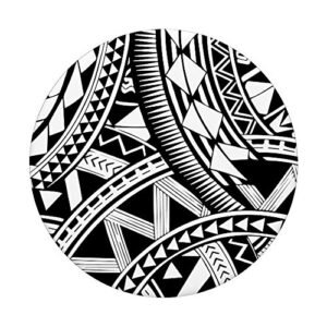 Cute Polynesian Tattoo Hawaiian Tribal Samoan - Gift PopSockets PopGrip: Swappable Grip for Phones & Tablets