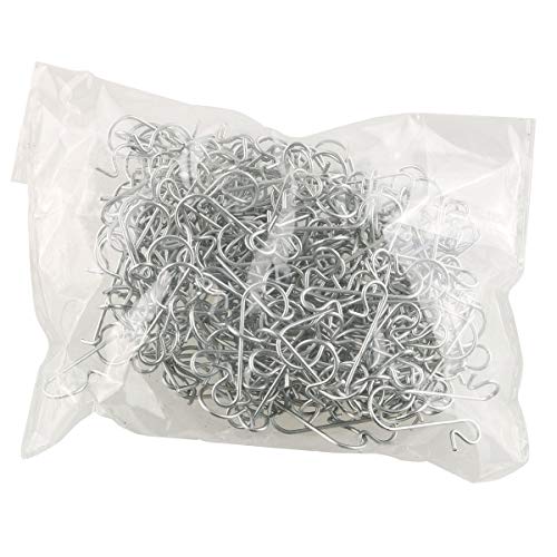 E-outstanding 100pcs Small S Shape Hook Christmas Tree Decorations Silver S Hook Supplies for Home Party