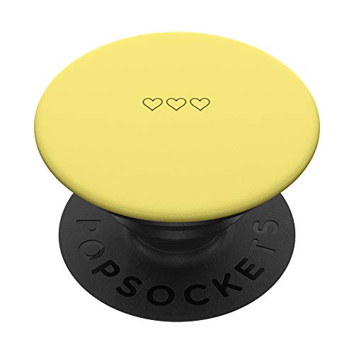 Cute Yellow Aesthetic PopSockets Swappable PopGrip