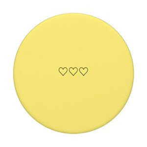 Cute Yellow Aesthetic PopSockets Swappable PopGrip