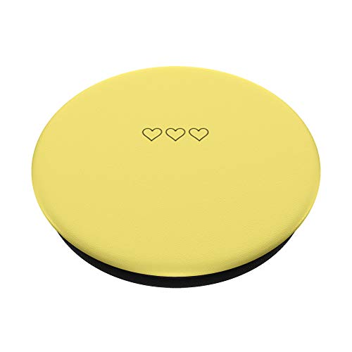 Cute Yellow Aesthetic PopSockets Swappable PopGrip