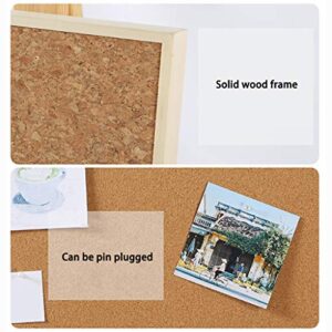 Cork Board Message Board, Wall-Mounted Home Creative Photo Wall, Office Message Board Note Board, Bulletin Board 35x50cm