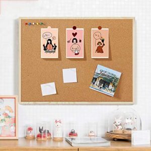 Cork Board Message Board, Wall-Mounted Home Creative Photo Wall, Office Message Board Note Board, Bulletin Board 35x50cm