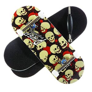 p-rep skull - solid performance complete wooden fingerboard (chromite, 34mm x 97mm)