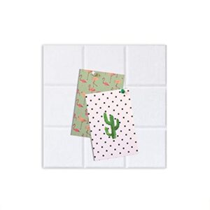 wall decoration jiugongge felt board x4, self-adhesive felt note board, colorful foam, you can cut it yourself (11.8x11.8 in)