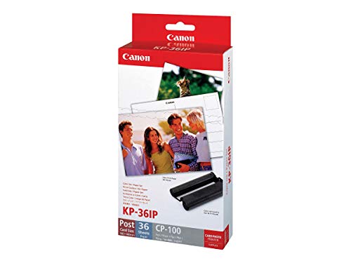 Canon 3-Pack Color Ink/Paper Set KP-36IP for CP Printers (36 Sheets of 4x6 Paper with Ink)