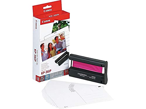 Canon 3-Pack Color Ink/Paper Set KP-36IP for CP Printers (36 Sheets of 4x6 Paper with Ink)