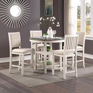 Lexicon Braun Counter Height Dining Table, Antique White