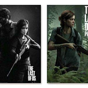 POSTER STOP ONLINE The Last Of Us - Part I & II - Gaming Poster Set (Regular Styles/Game Covers - Version 2) (Size 24 x 36 each)