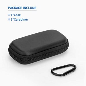 Yinke Hard Heart Monitor Case for KardiaMobile 1-Lead/6-Lead Personal EKG Monitor for Apple and Android Device, Travel Case Protective Cover Storage Bag