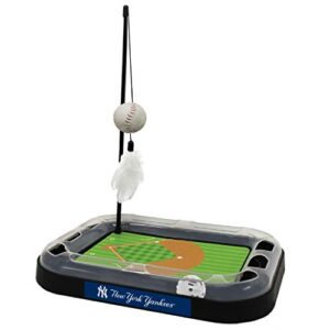 pets first new york yankees baseball cat scratcher toy