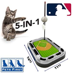 Pets First New York Yankees Baseball Cat Scratcher Toy