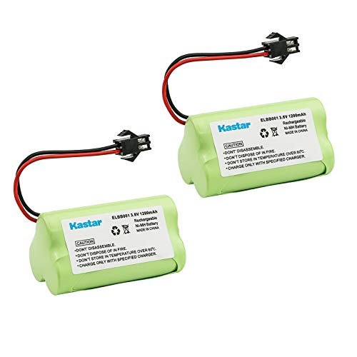 Kastar 2-Pack Ni-MH Battery 3.6V 1200mAh Replacement for Lithonia ELB B001, ELBB001, Unitech AA700MAH 3.6V Ni-CD, Unitech LEDR-1 AA900MAH, Unitech 0253799, Unitech 6200RP Exit Sign Emergency Light