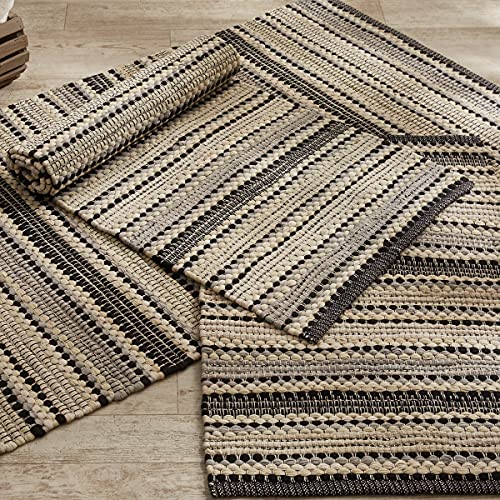 Park Designs Crossroads Rag Rug - 2' x 3' - Gray