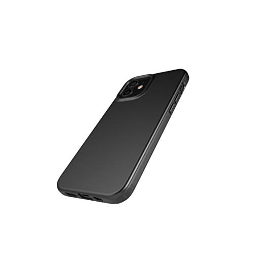 tech21 Evo Slim Phone Case for Apple iPhone 12 and 12 Pro 5G with 8 ft. Drop Protection, Charcoal Black