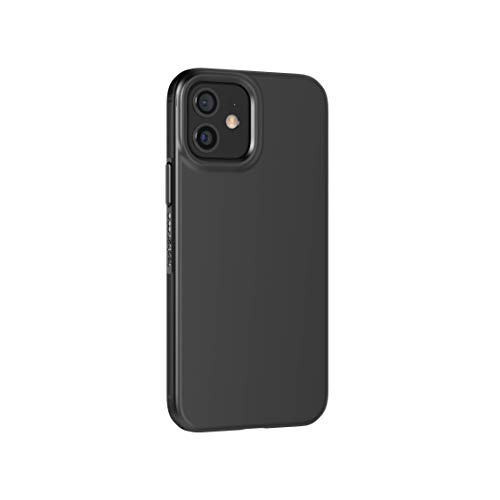 tech21 Evo Slim Phone Case for Apple iPhone 12 and 12 Pro 5G with 8 ft. Drop Protection, Charcoal Black