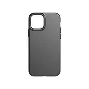 tech21 Evo Slim Phone Case for Apple iPhone 12 and 12 Pro 5G with 8 ft. Drop Protection, Charcoal Black