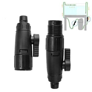 aquarium hose valve, fish tank hose pipe quick release connector adapter aquarium filter connector(12mm to 16mm)