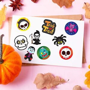 JOYIN 600+ Halloween Craft Assortment Kit Including Temporary Tattoos, Stickers, Stampers Foam Stickers for Trick or Treat Craft Party Favors, School Classroom Hangout