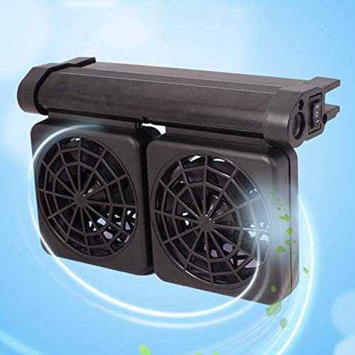 Aquarium Cooling Fan, 12V Adjustable 2/3/4 Heads Aluminum Alloy Fish Tank Cooling System Fan,2 Wind Speed Adjustable Aquarium Chillers