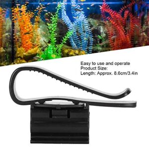 5Pcs/Set Fish Tank Hose Holder Plastic Fish Tank Water Pipe Clamp Fish Tank Water Clip For Fish Tank And Aquarium(black)