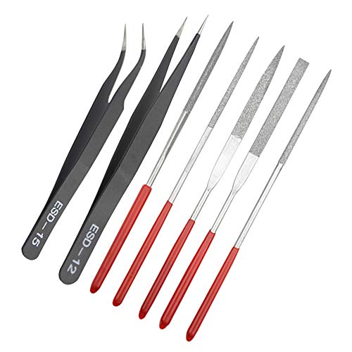 Bigstone 28 PCS Gundam Model Tools Kit Hobby Building Tools Set for Cars, Airplanes, Buildings, Gundam, Robots Models Building Repairing and Fixing ext.