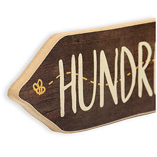 Open Road Brands Disney Winnie The Pooh Hundred Acre Wood Arrow Wall Decor - Cute Winnie The Pooh Decoration