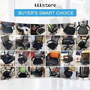 Office Chair Mid-Back Ergonomic Desk Chair Adjustable Height Mesh Computer Chair with Lumbar Support and Armrest Executive Arbitrary Rolling Swivel Task Chair - Black…