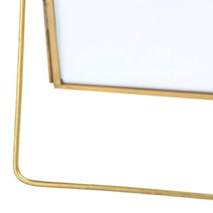 Main + Mesa Brass Framed Photo Frames, Set of 3