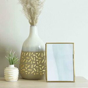 Main + Mesa Brass Framed Photo Frames, Set of 3