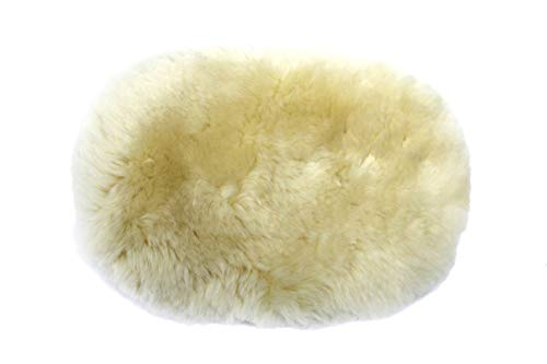 Maxshine Premium Sheepskin Wool Mitt, Real Lambs Wool Car Wash Glove Car Cleaning Ultra Soft Lambskin Wash Pad