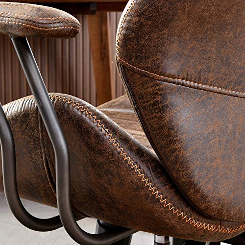 XIZZI Ergonomic Office Chair,Desk Chair,Executive Office Chair,Hige Back Leather Office Chair with Lumbar Support (Dark Brown)